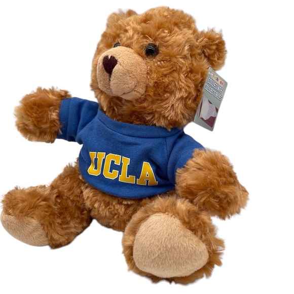 Plushland | Toys | Ucla Collegiate Collectibles 9 Mocha Bear Wearing ...